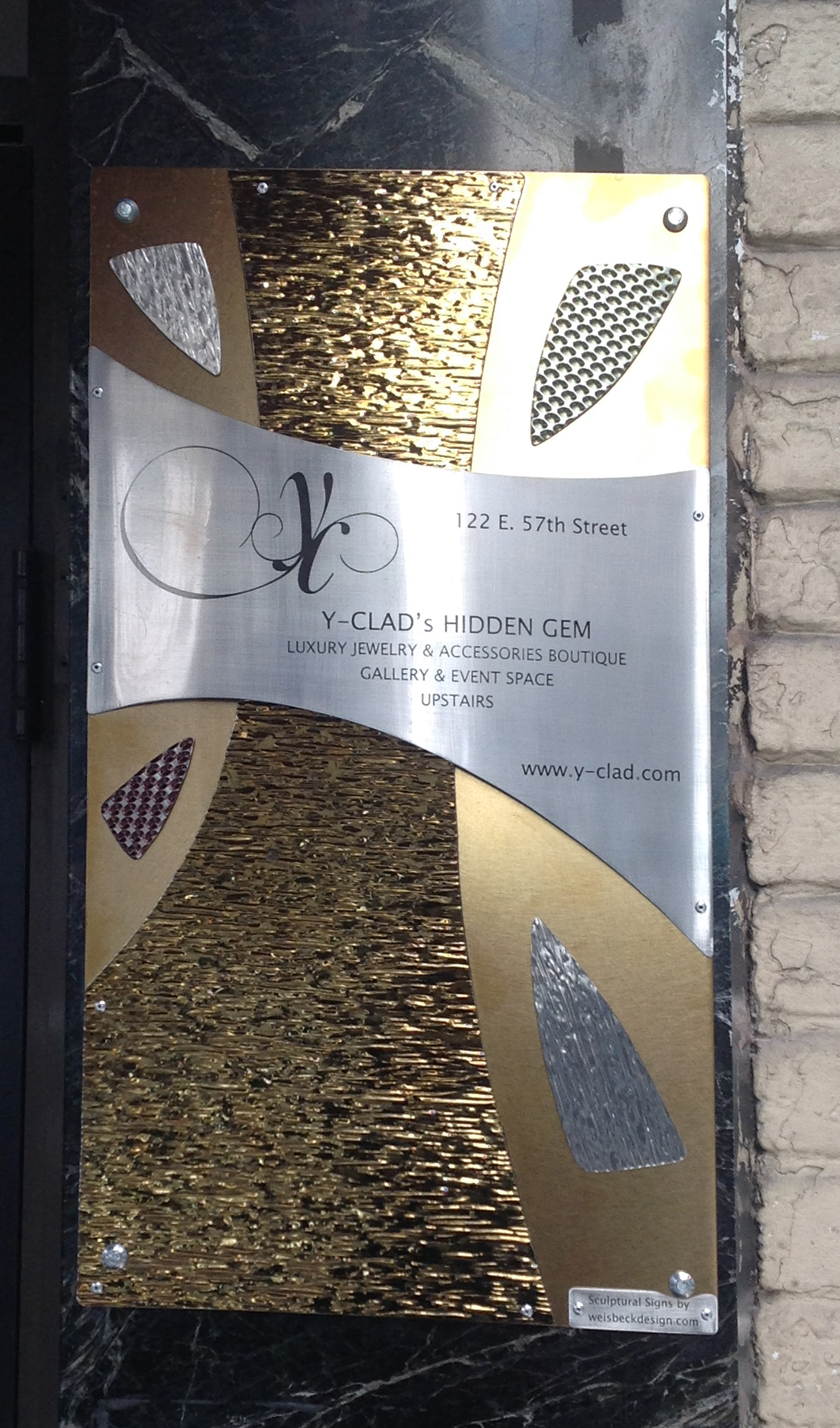 ART SIGNAGE by Weisbeck by Weisbeck Design wins 2016 Platinum ADEX Award.