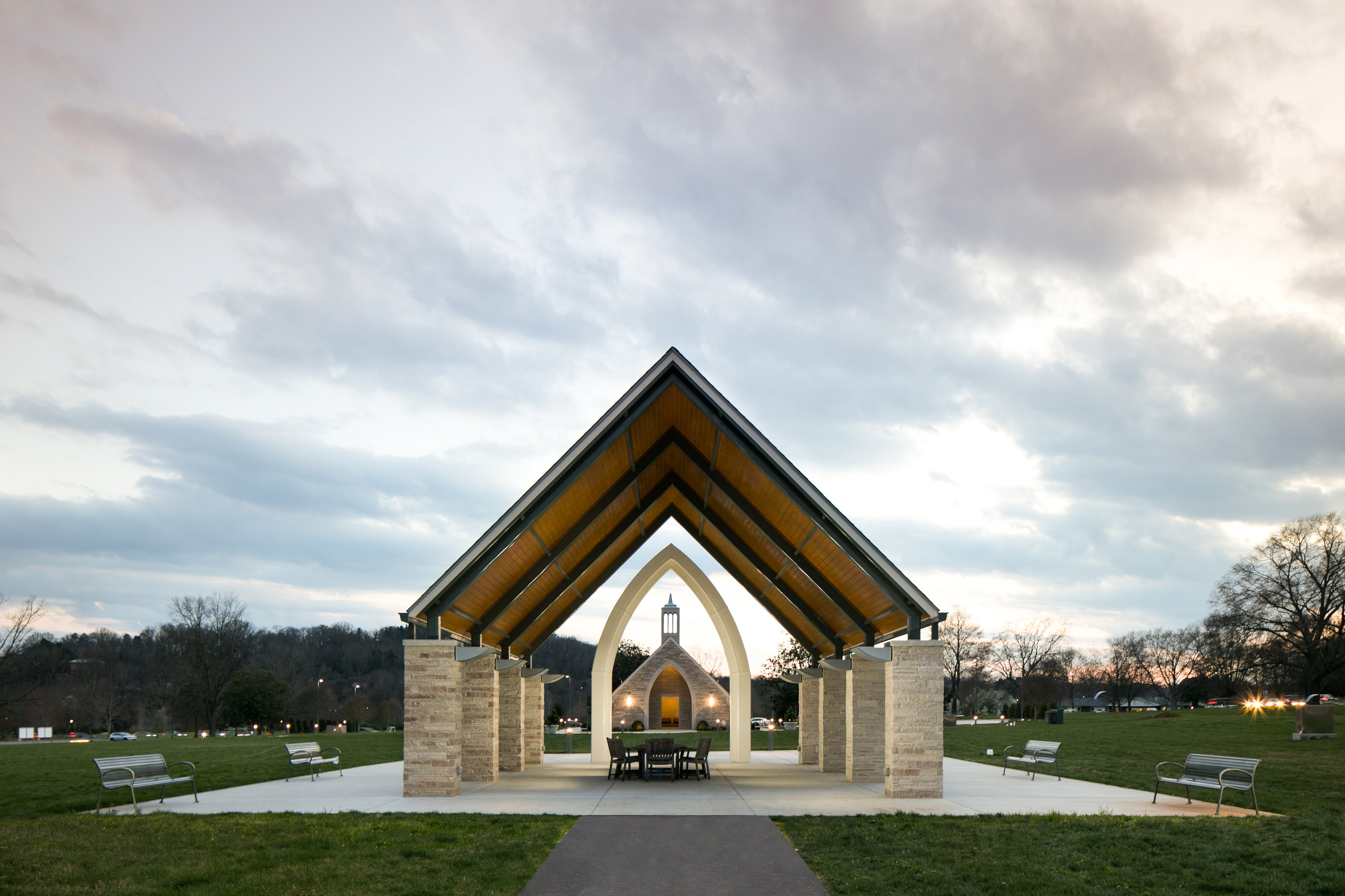 Marble Hall and Marble Pavilion at Lakeshore Park by Johnson ...