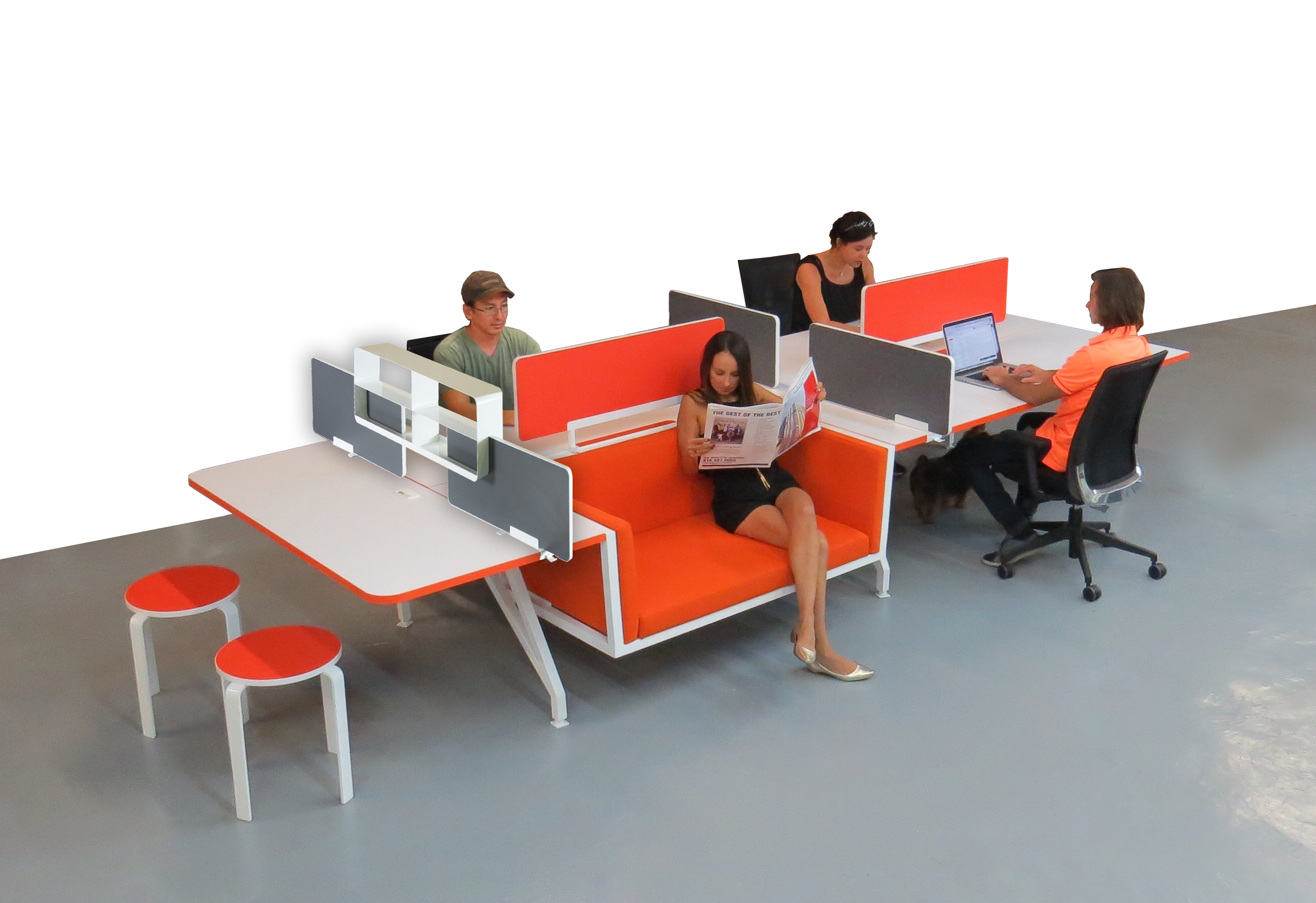 G-Series Desk Lounge by Scale 1:1 inc. nominated for 2017-18 ADEX Awards.