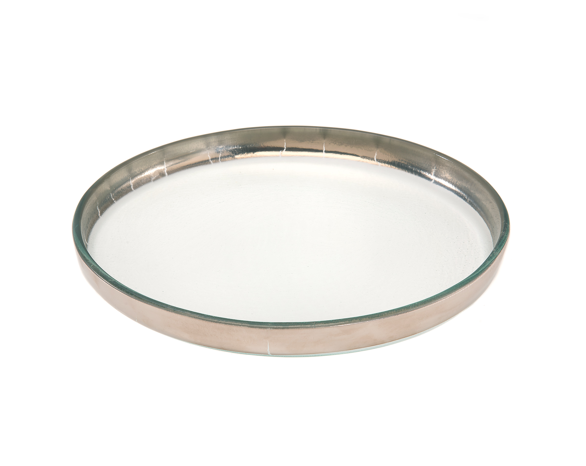 Mod Medium Sized Round Plate by Annieglass wins 2018 ADEX Award.