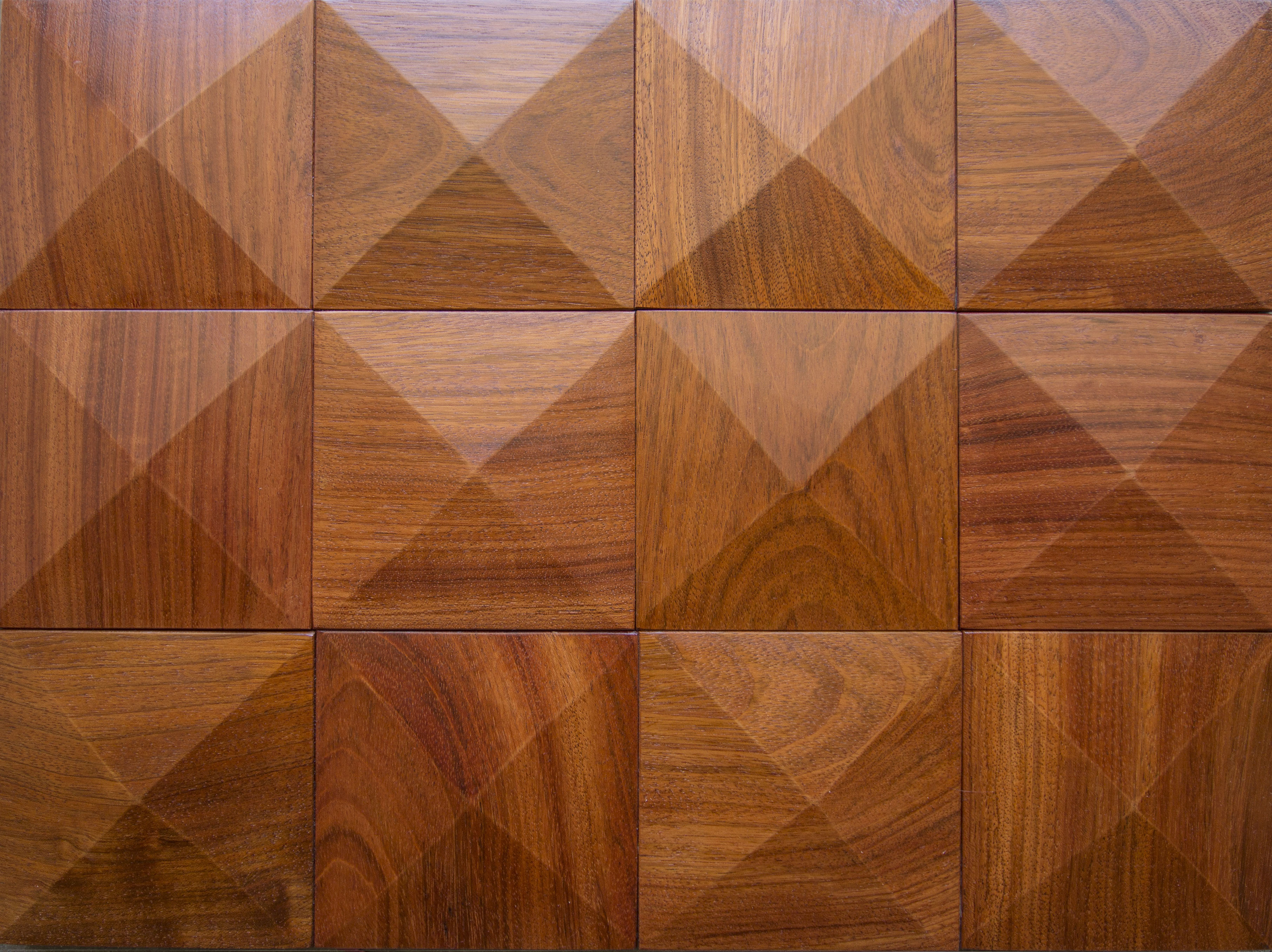 Wood wall covering - PYRAMIDS by Cuttoffs - Wood Walls and Floors ...