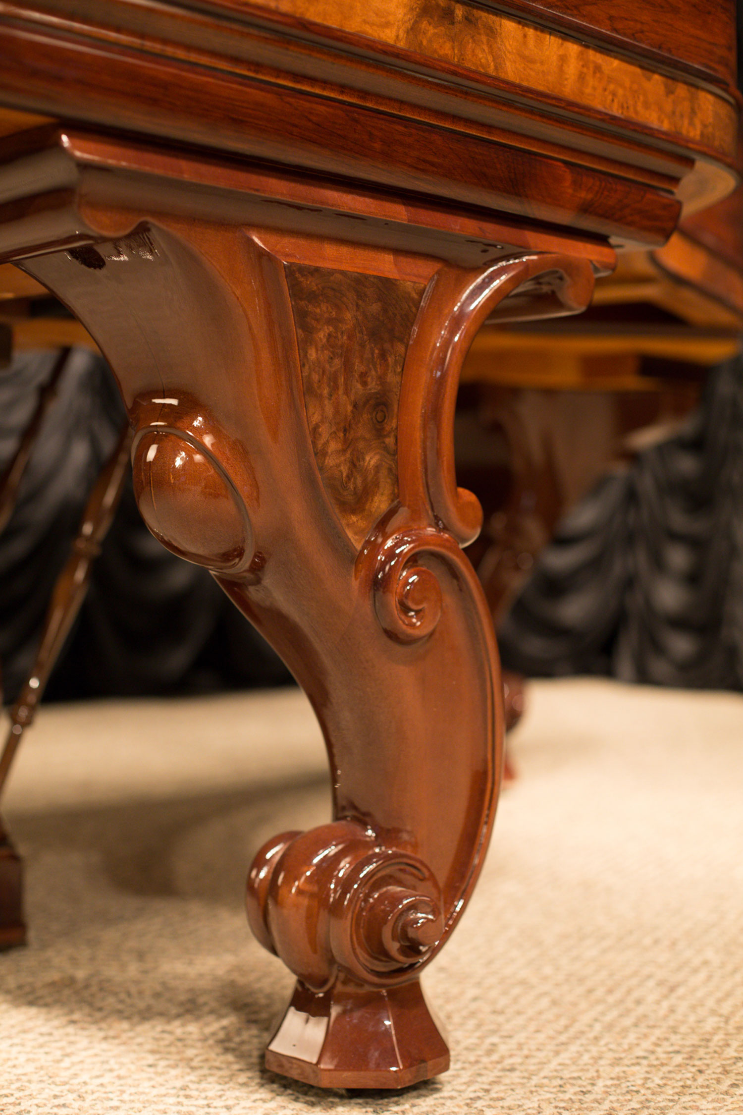 Custom Built Steinway & Sons Rococo Style Model “A” Grand Piano by ...