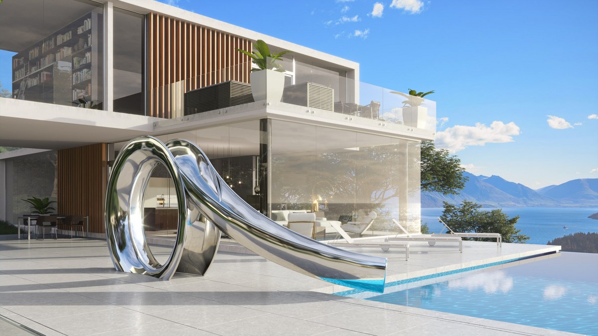 Custom Commission Pool Slide by SplinterWorks featured on Design Journal.
