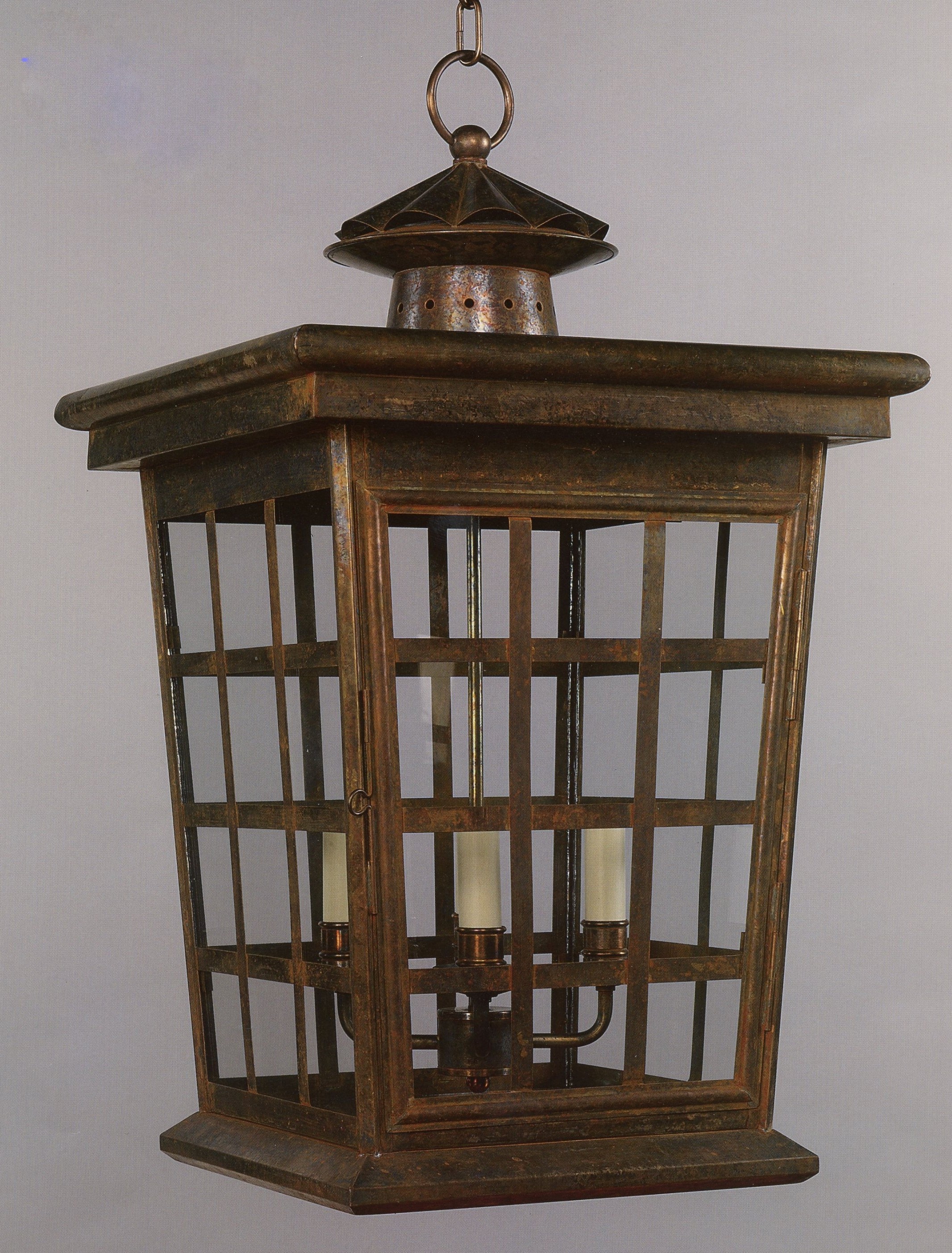 Custom designed ceiling hung historical lantern by Customlightstyles ...