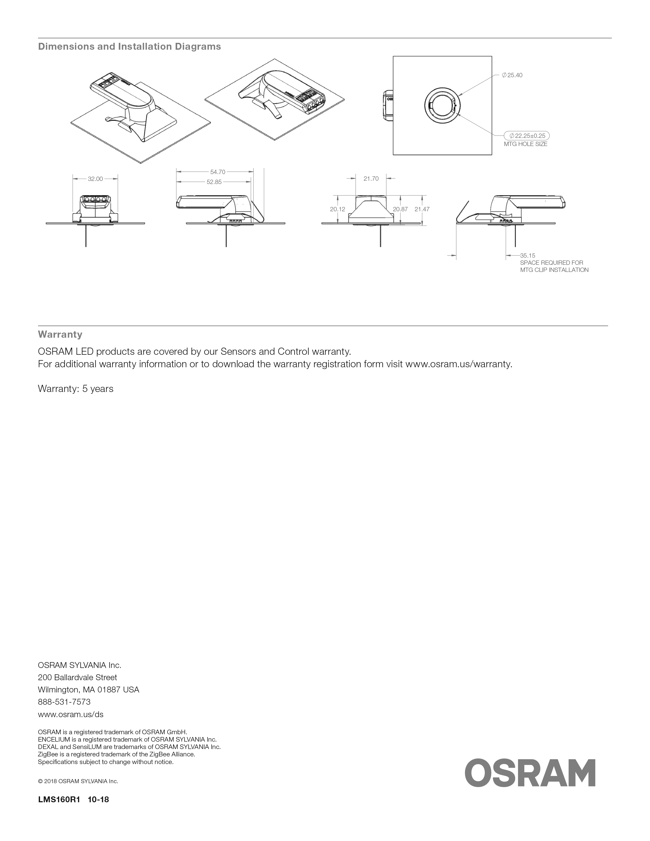 OSRAM SensiLUM Wireless Integrated Sensor by OSRAM - Digital Systems ...