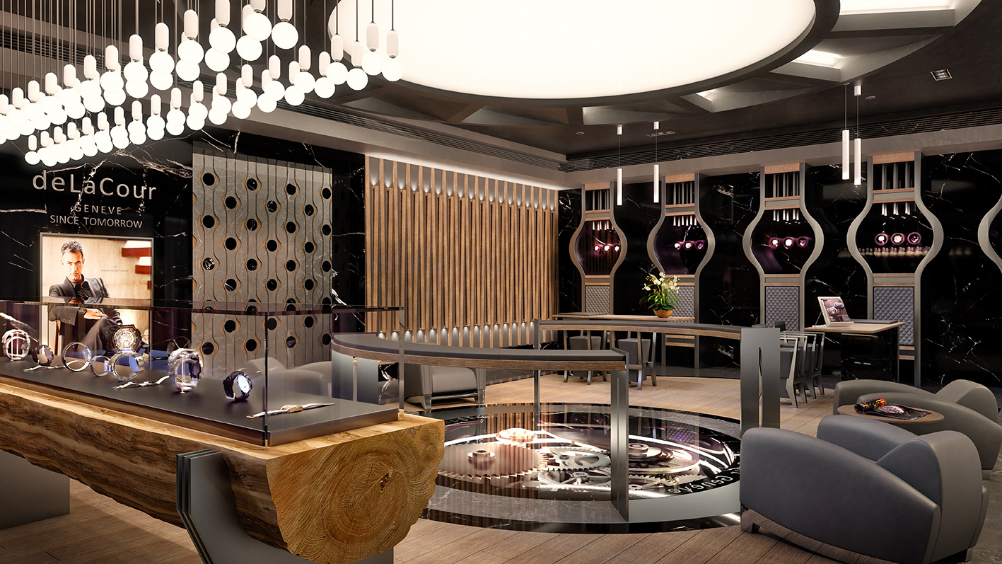 DeLaCour Luxury watches showroom - Geneva by JHArchitect featured on ...