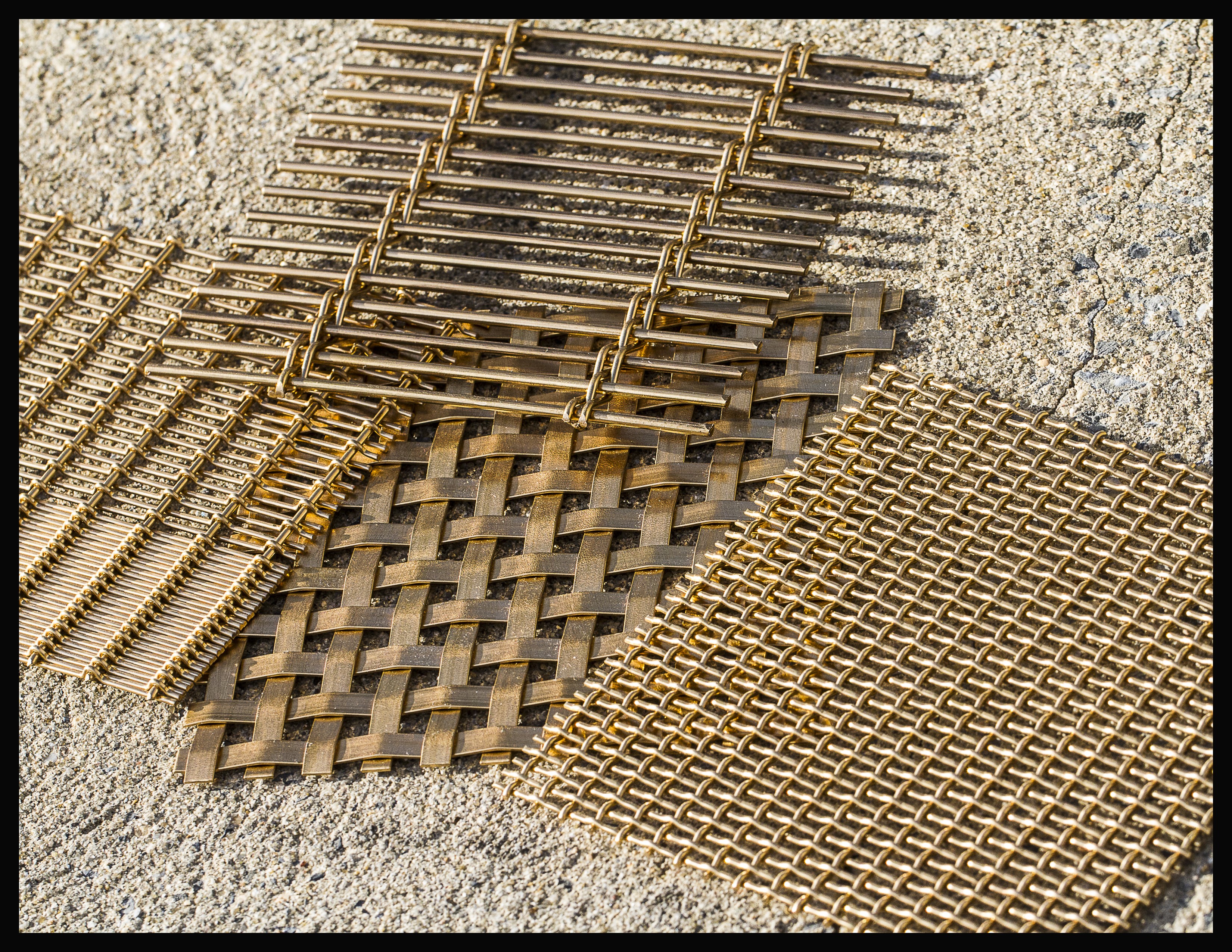 The Bronze Collection by GKD Metal Fabrics featured on Design Journal.