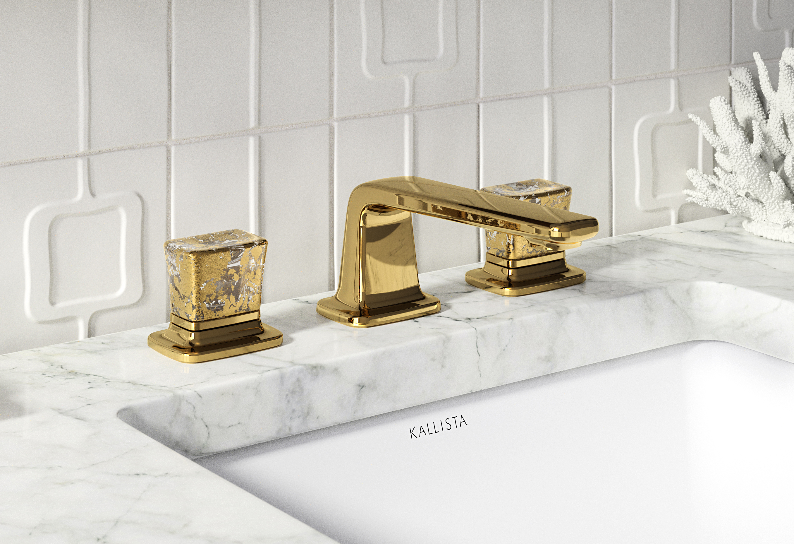 Per Se Decorative Knob Widespread Basin Set by Kallista featured on ...