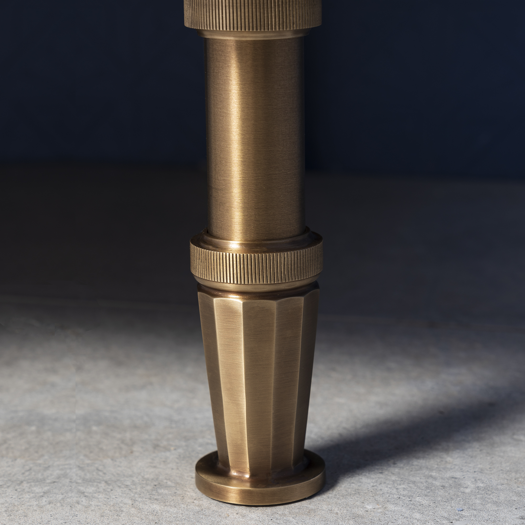 Elemental Facet Legs with Crossbar with Trough Console Sink by Stone ...