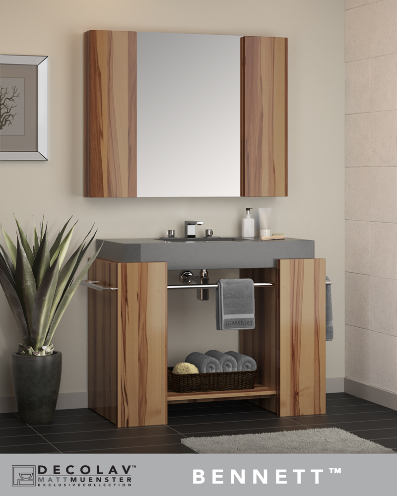 BENNETT Bath Vanity by DECOLAV / DECOLAV Hospitality wins 2014 Gold ...