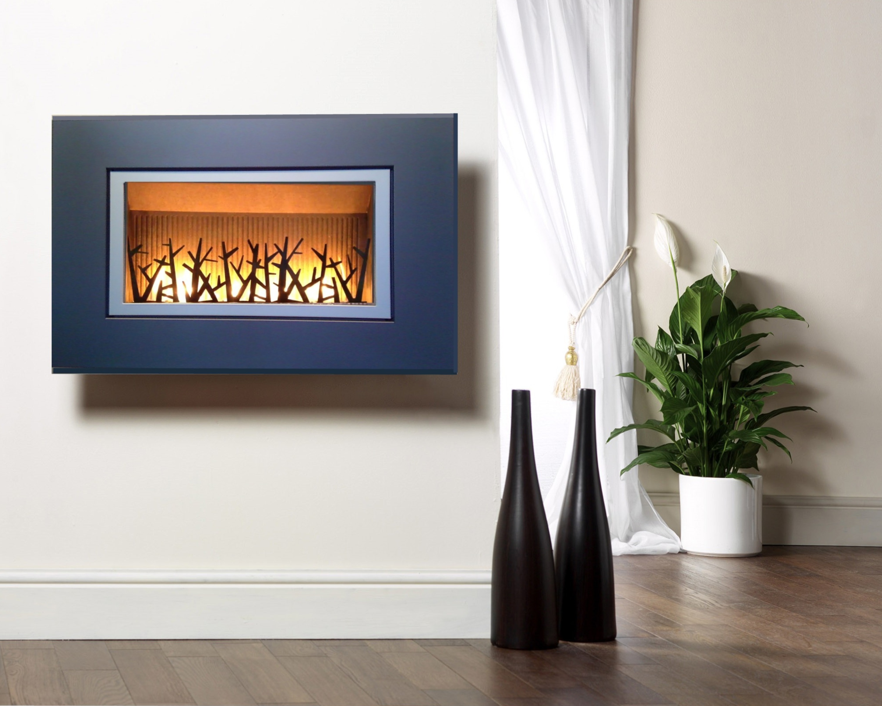 Flatfire Gas Wall Fireplace by Wittus - Fire by Design featured on ...