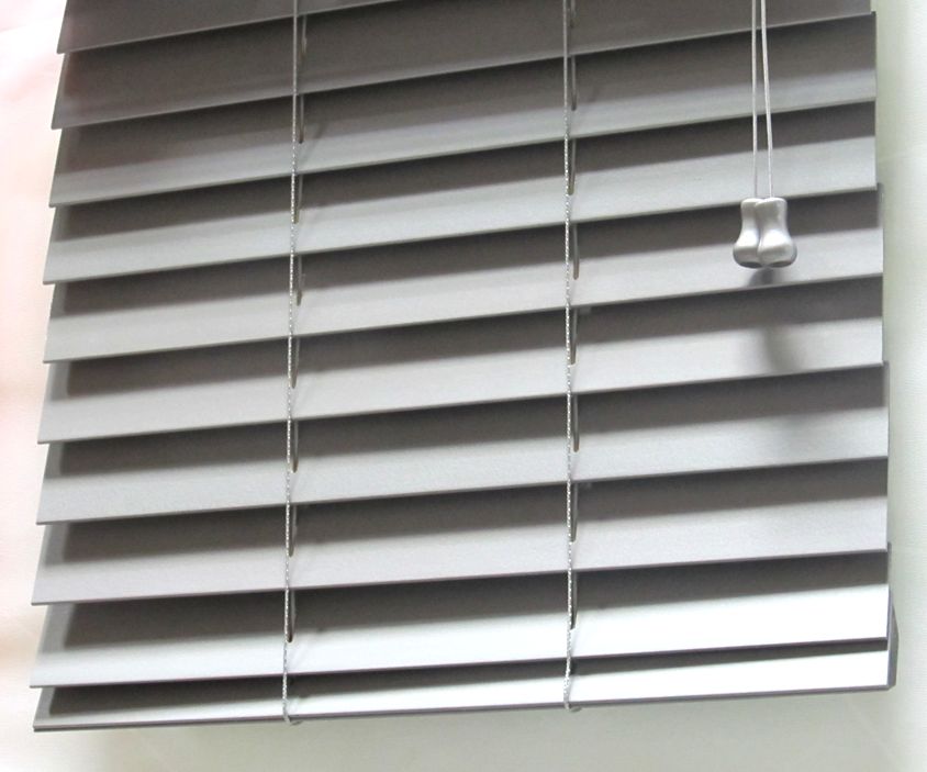 Designers Choice 2 Inch Horizontal Wood Blind in Graphite by Great Lake ...