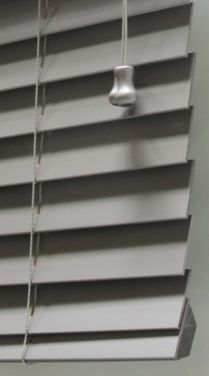 Designers Choice 2 Inch Horizontal Wood Blind in Graphite by Great Lake ...