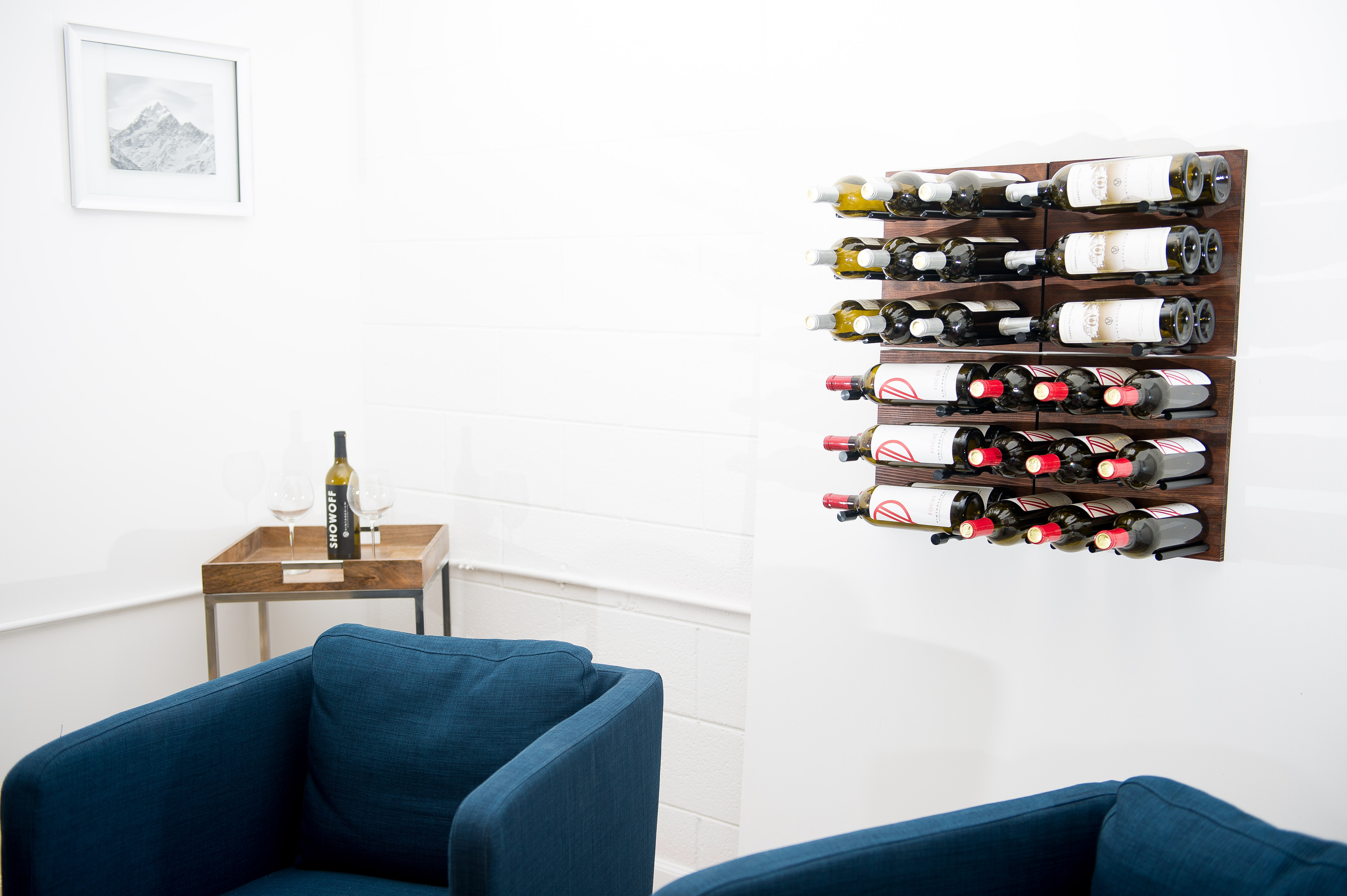Grain + Rod: Metal and wine blended wine rack panels by VintageView ...