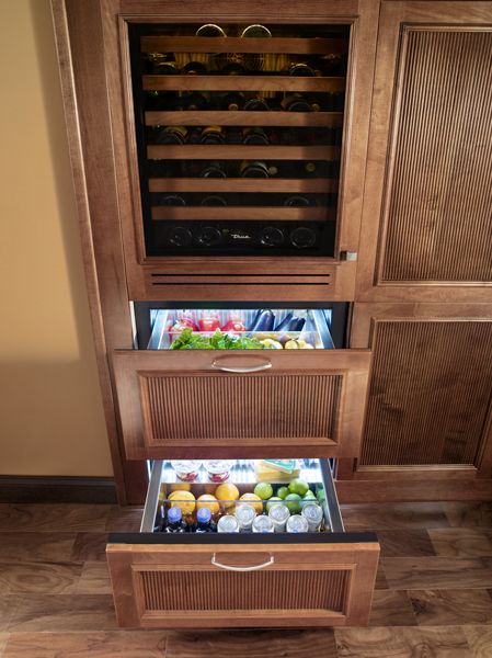 True Undercounter Refrigerator Drawers - Overlay Panel by True ...