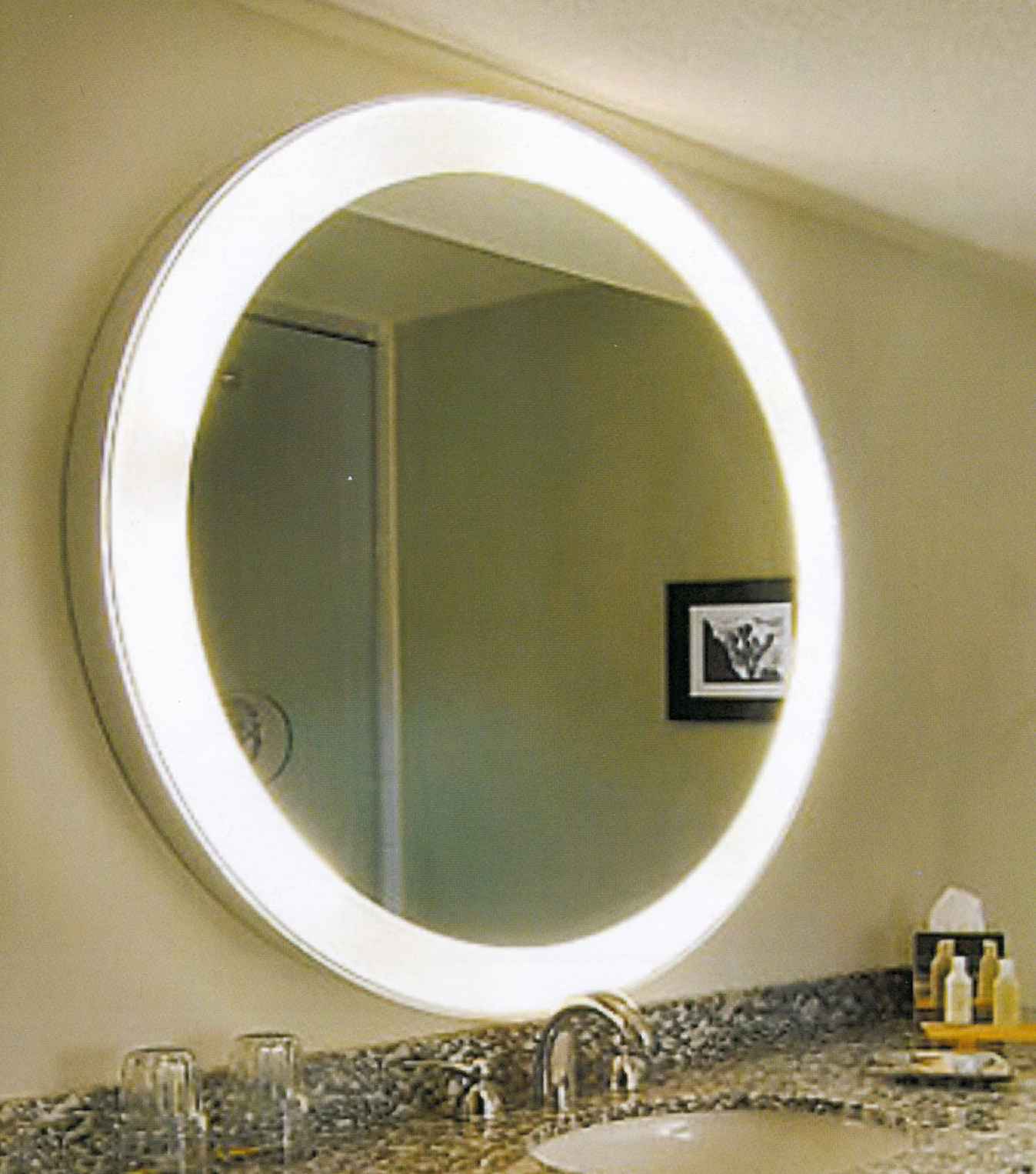 Lighted Mirrors by Howard Elliott Collection featured on Design Journal.